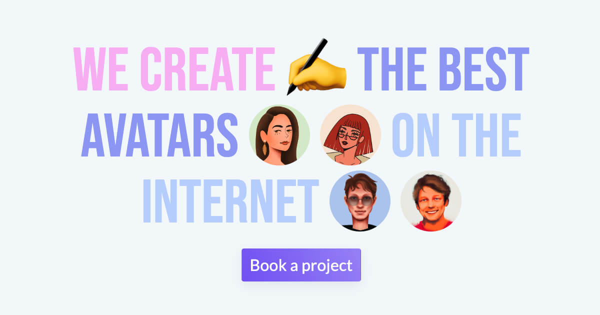 Team avatars - Personalized avatar illustrations